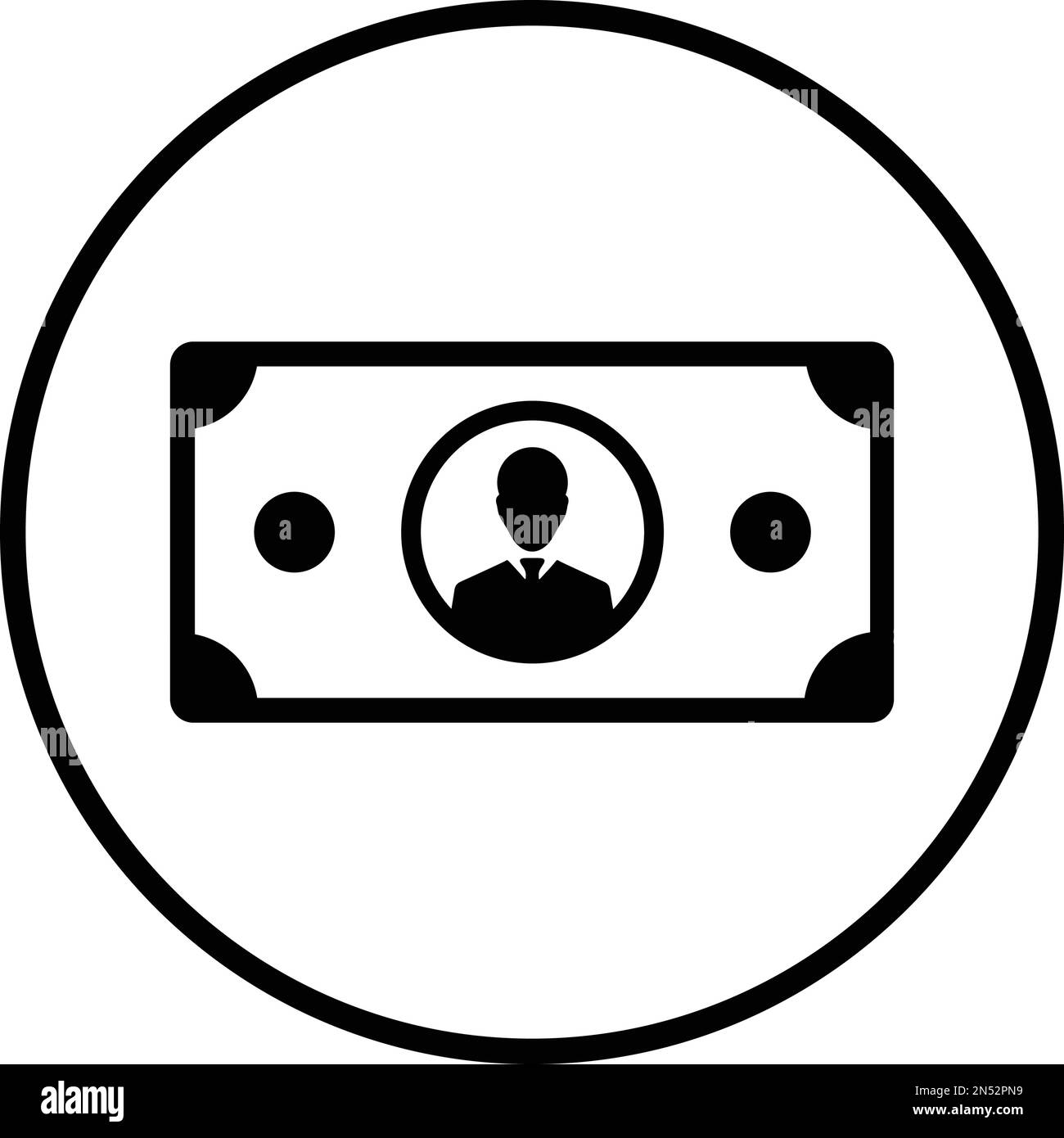 Bank note, dollar banknote icon - Use for commercial purposes, print ...