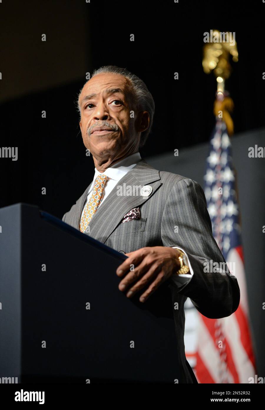 Rev. Al Sharpton, National Action Network president and founder, speaks ...