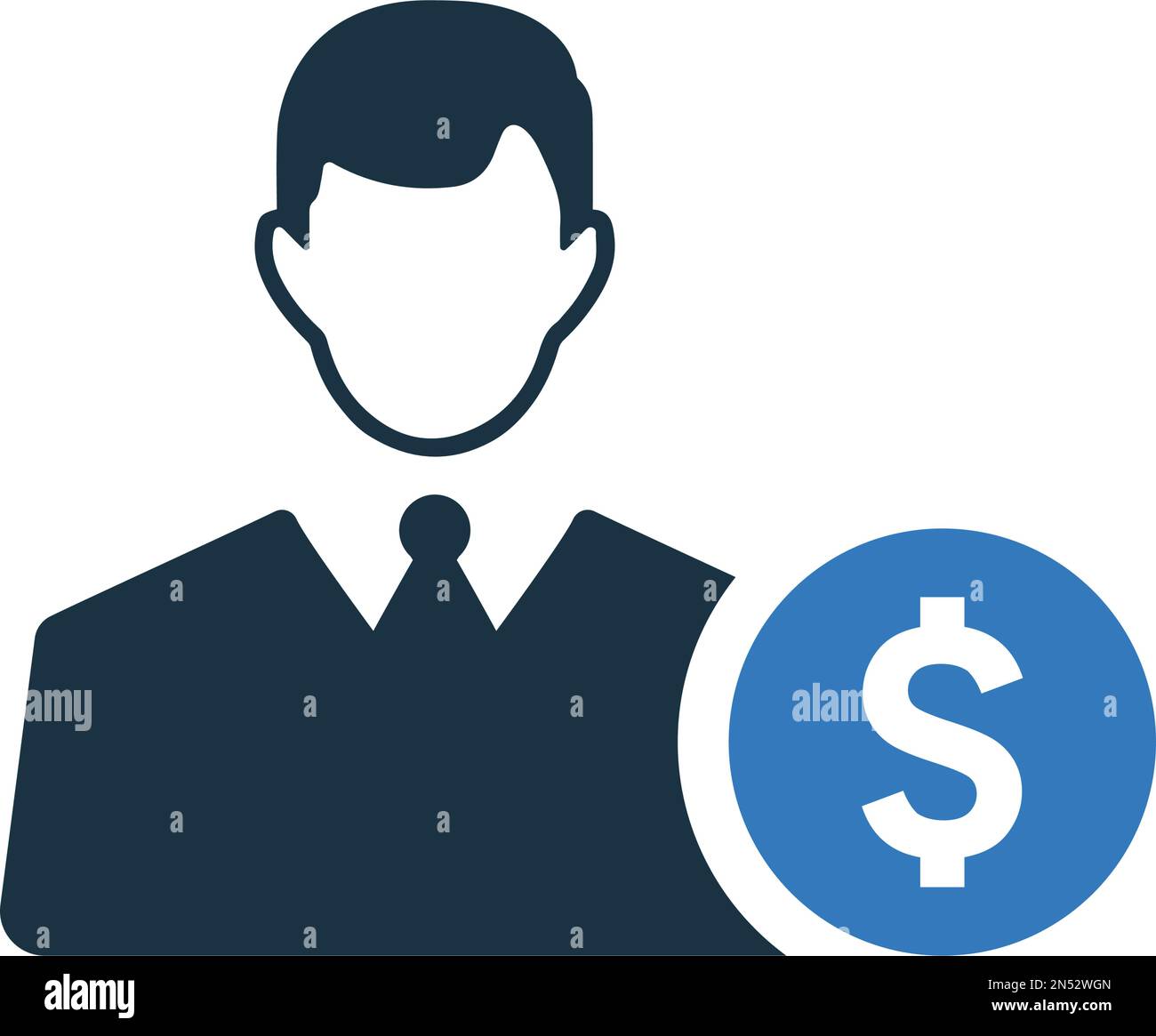 Banker, financial manager icon - Perfect use for designing and ...