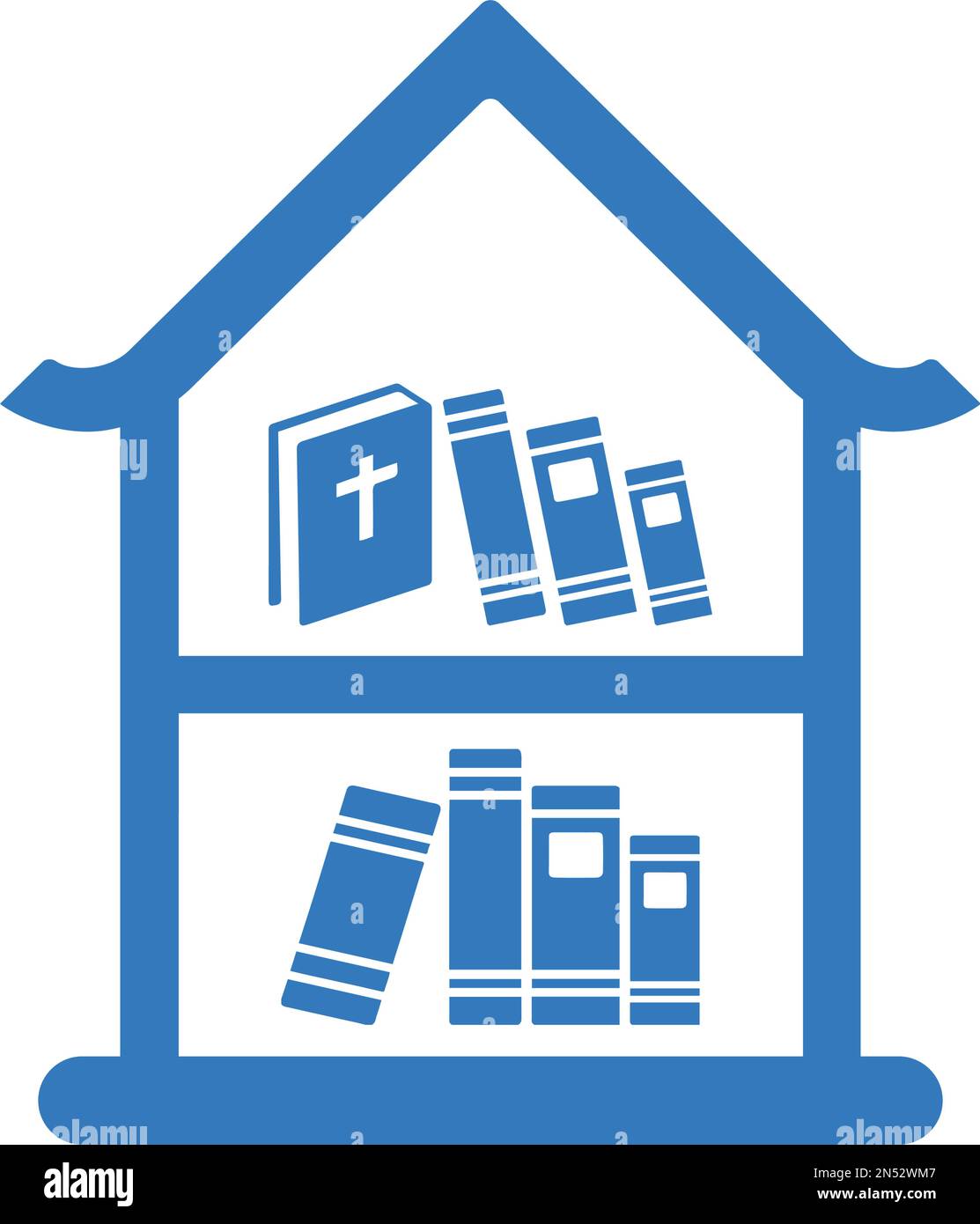 Book, library icon - Use for commercial purposes, print media, web or ...