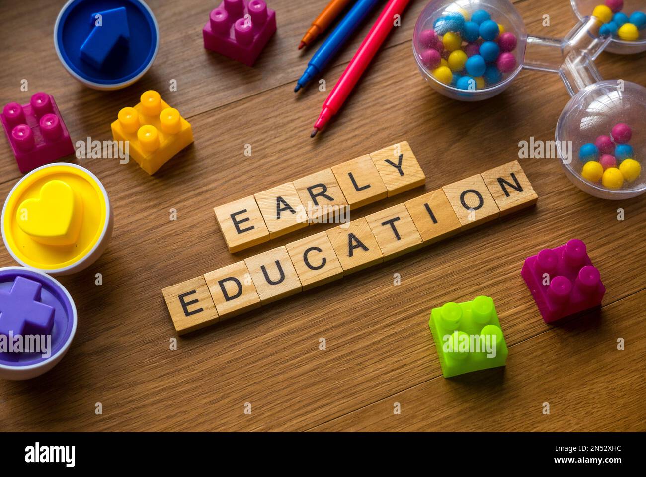 Happy kids alphabet classroom hi-res stock photography and images - Alamy