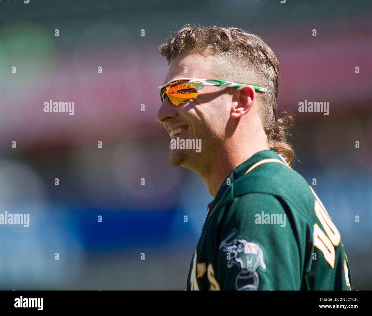 Oakland Athletics third baseman Josh Donaldson (20) against the ...