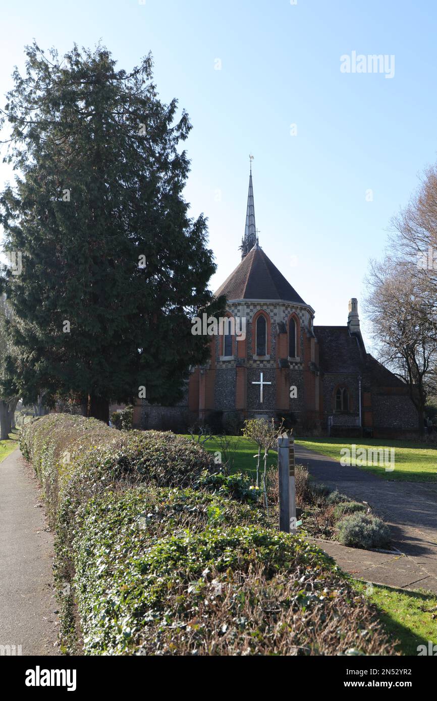St. Mary's Church, Cuddington, Surrey Stock Photo - Alamy