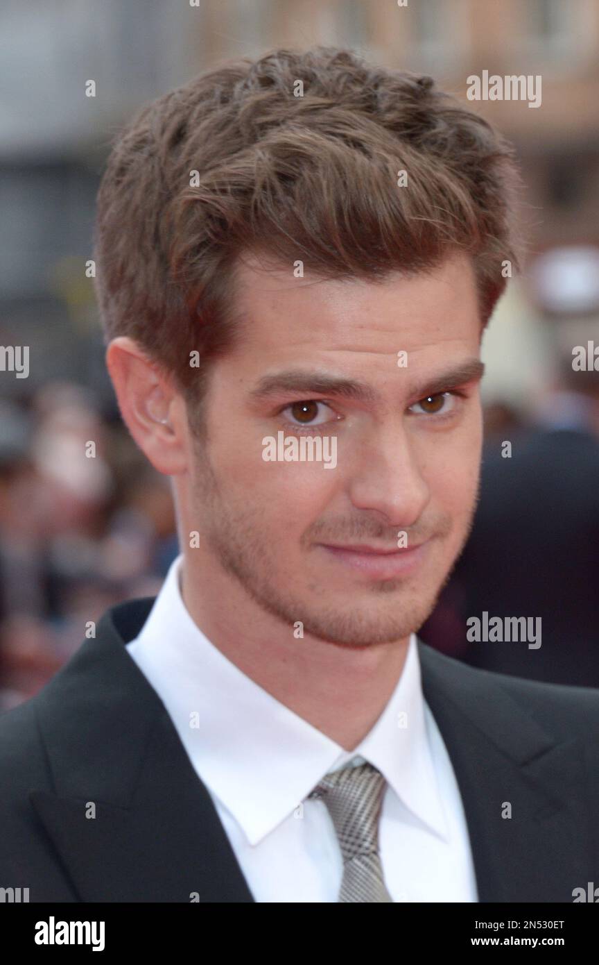 Actor Andrew Garfield attends the world premiere of The Amazing Spider ...