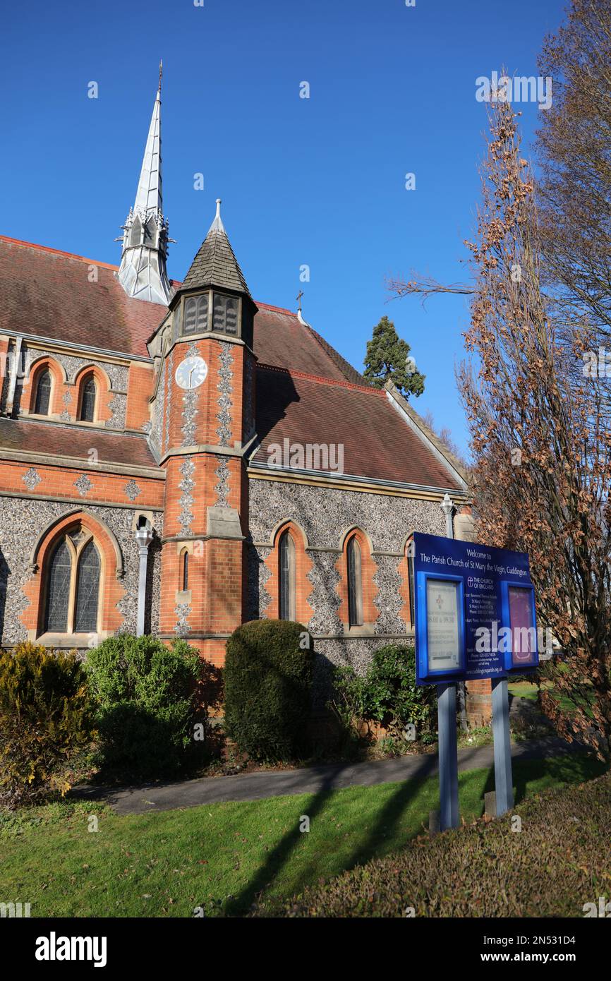 St. Mary's Church, Cuddington, Surrey Stock Photo - Alamy