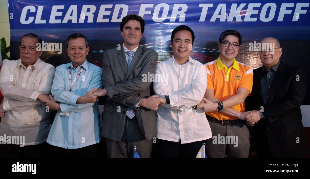 From left, Civil Aviation Authority of the Philippines Deputy Director General Capt. John ...