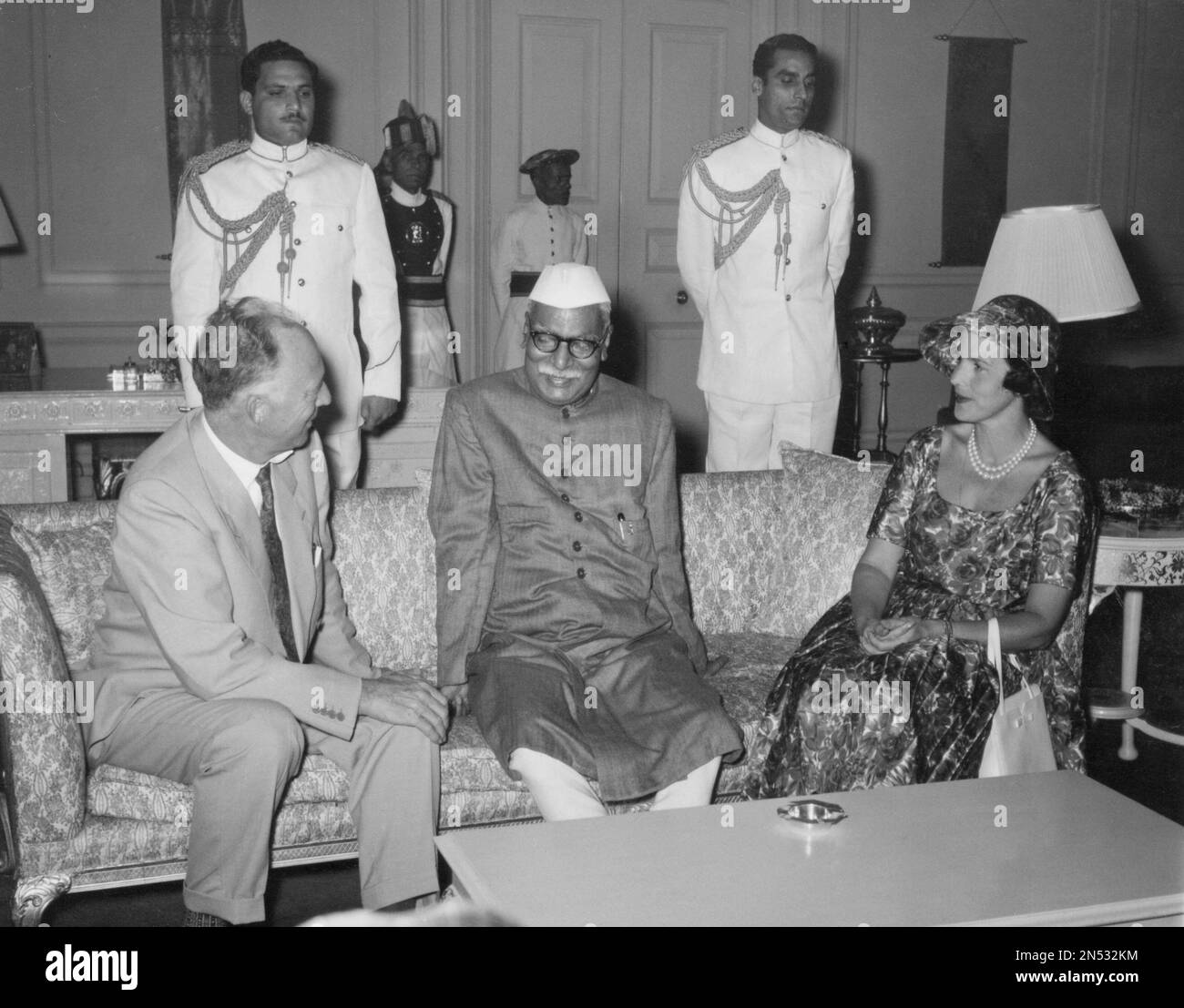 Former King Leopold III of Belgium and his wife Princess Liliane De ...