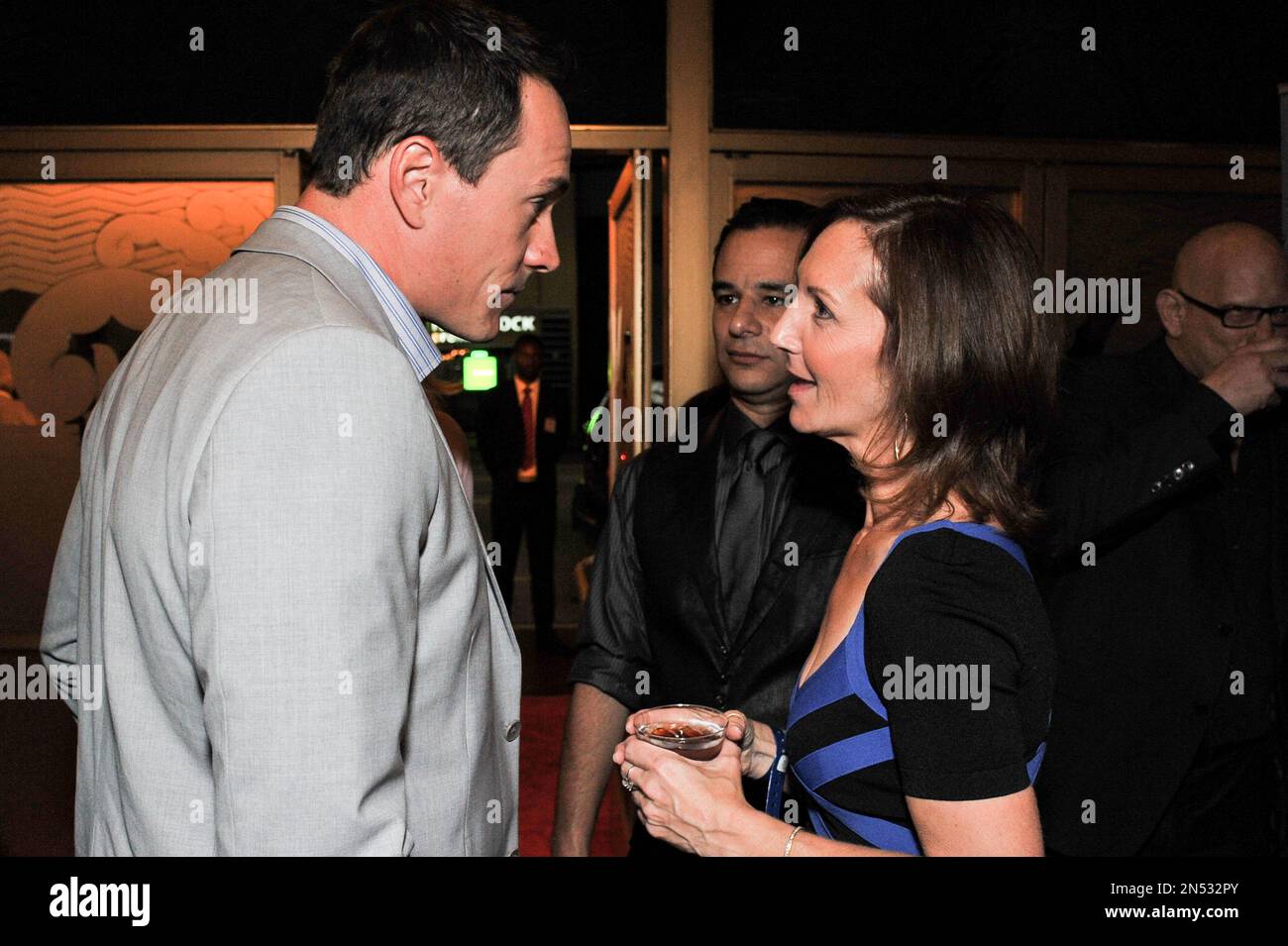 Chris Klein, left, and Ellie Kanner attend the after party for the LA ...