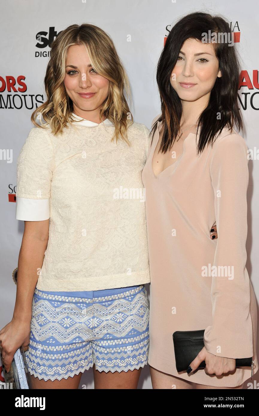 Kaley Cuoco, left, and Briana Cuoco arrive at the LA Premiere of ...