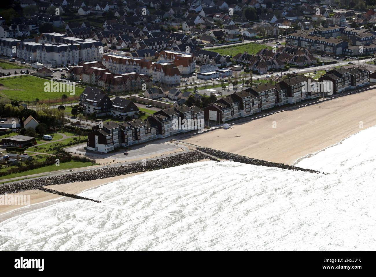 Sword beach is pictured Tuesday, April 8, 2014 near Caen, Normandy ...