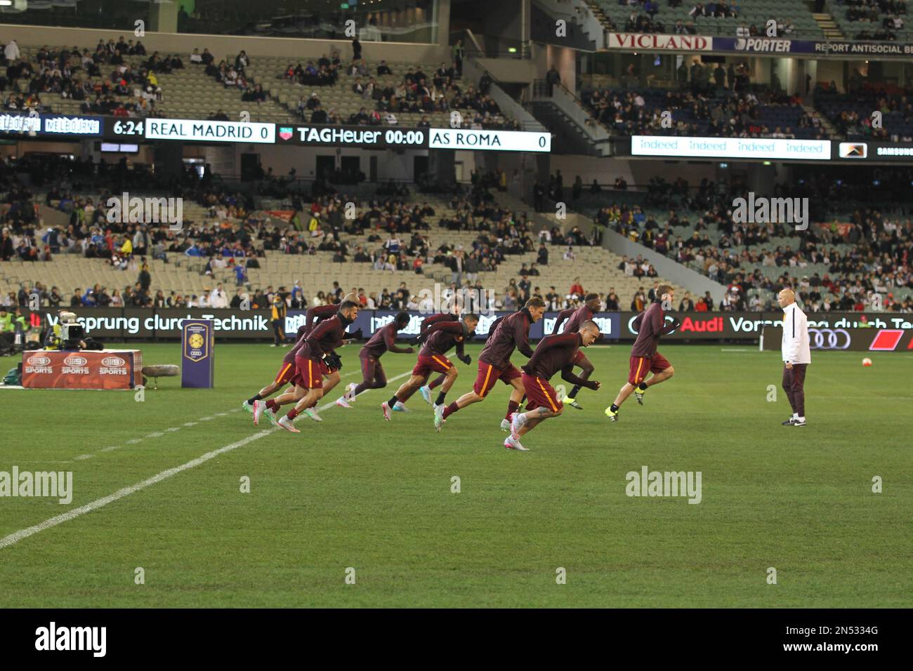 Real Madrid vs Roma Stock Photo - Alamy