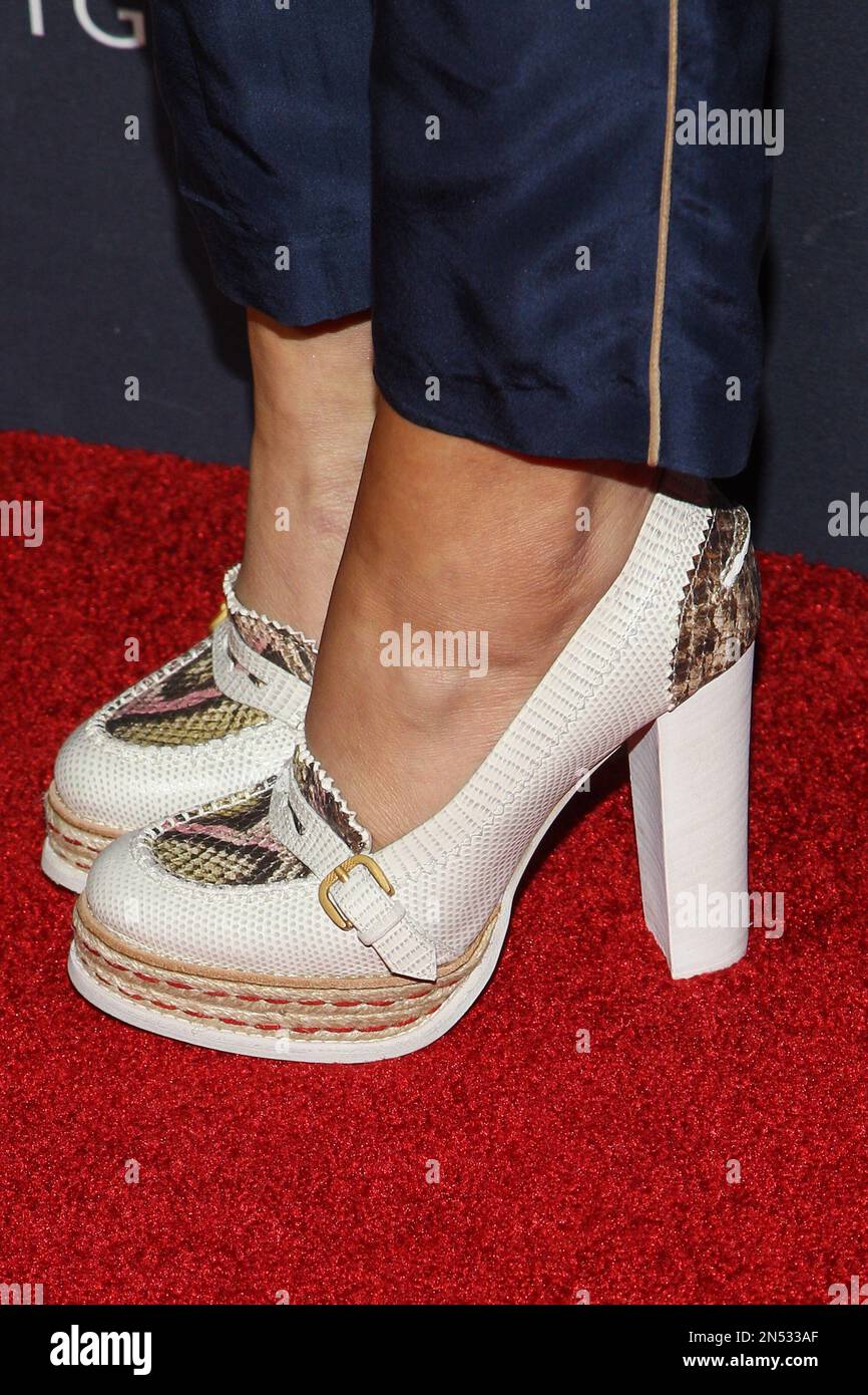 Ari Graynor (shoe detail) attends the Zooey Deschanel for Tommy ...