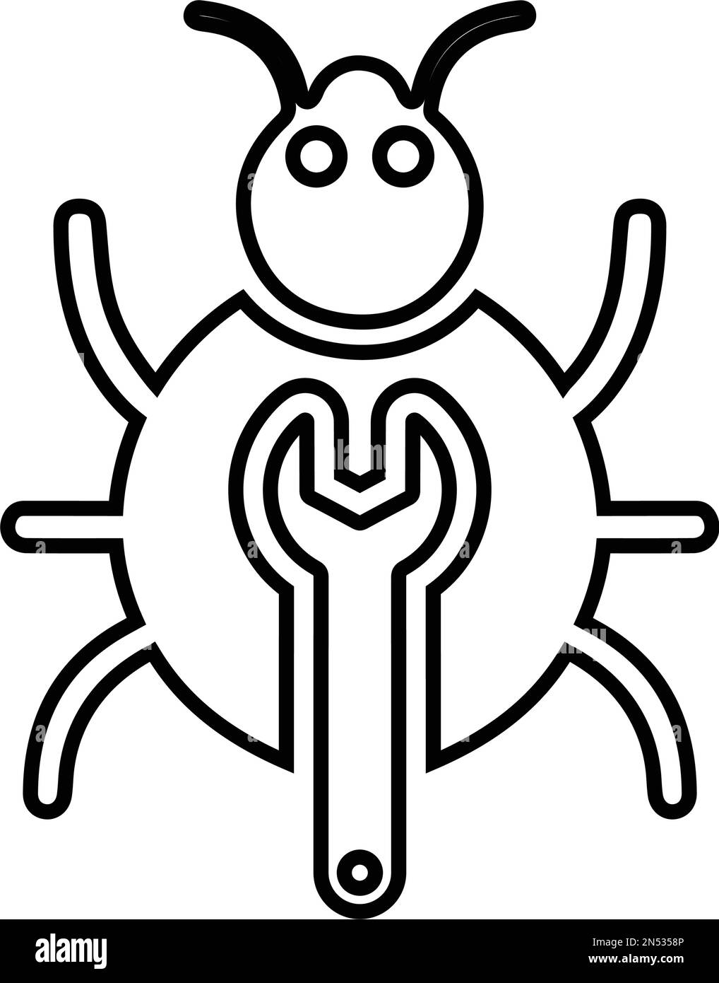 Bug, fix icon - Perfect use for designing and developing websites ...