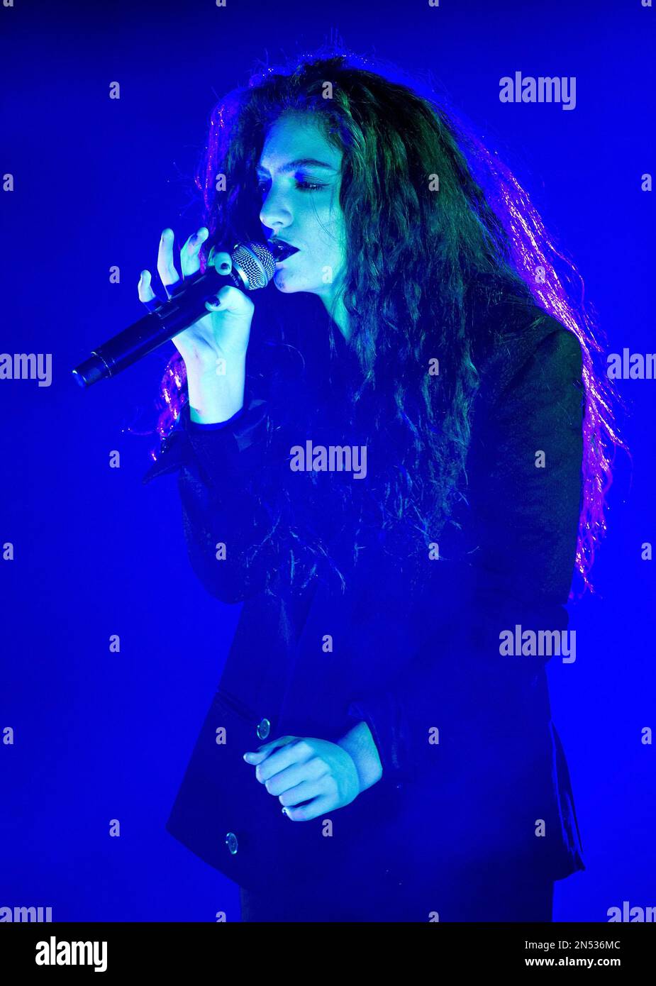 FILE - This March 10, 2014 file photo shows New Zealand singer ...