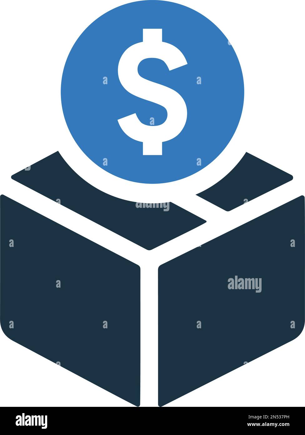 Business, box, dollar icon - Vector EPS file. Perfect use for print ...