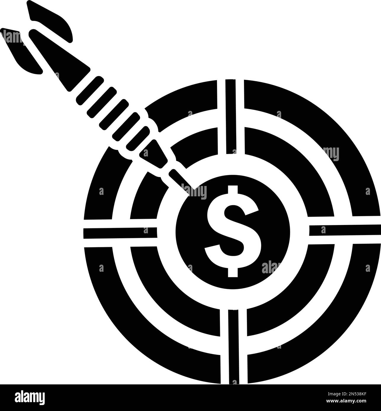 Business, target icon. Well organized simple vector illustration Stock ...