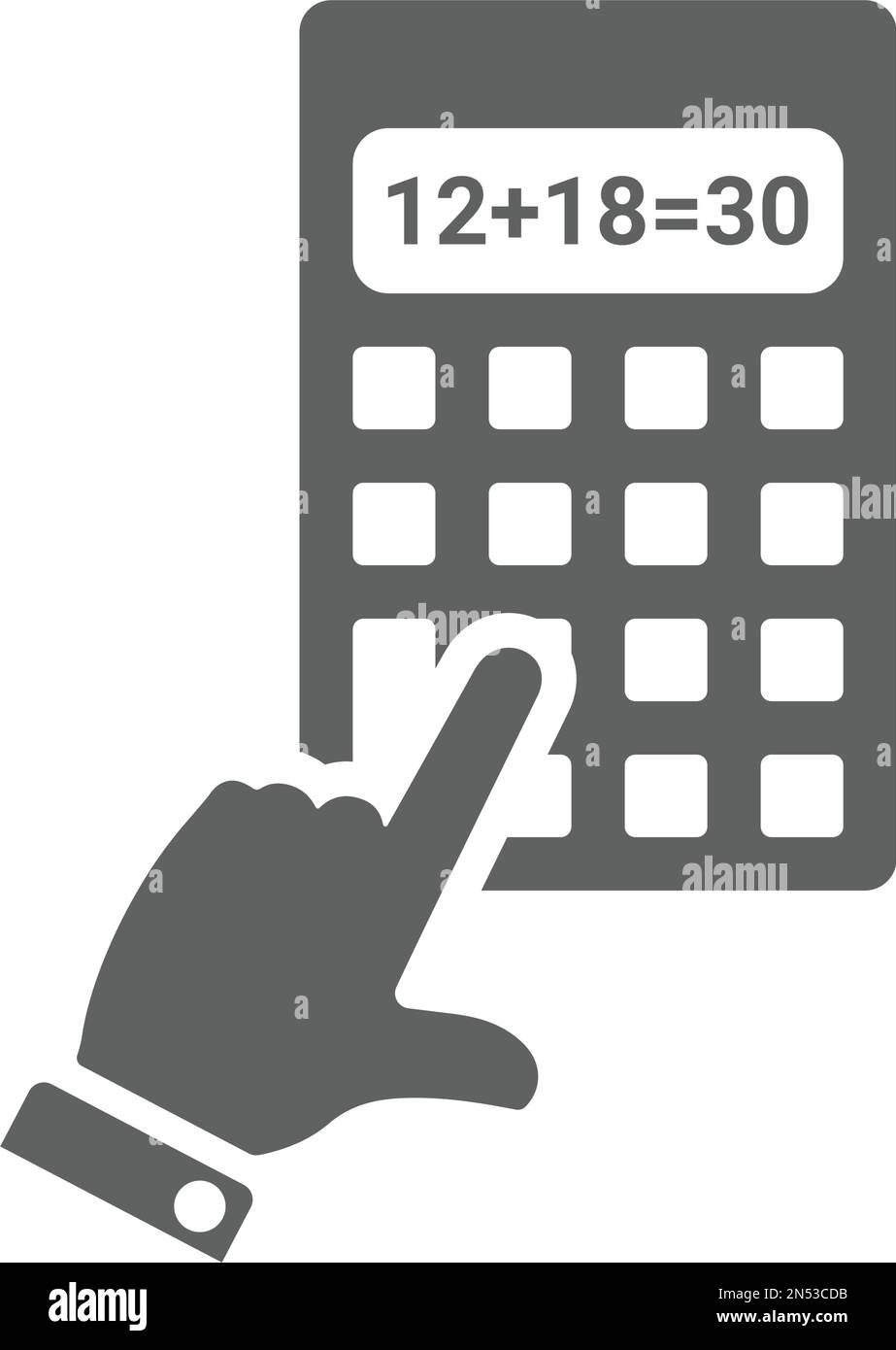 Calculator, calculation, mathematics icon - Use for commercial purposes ...