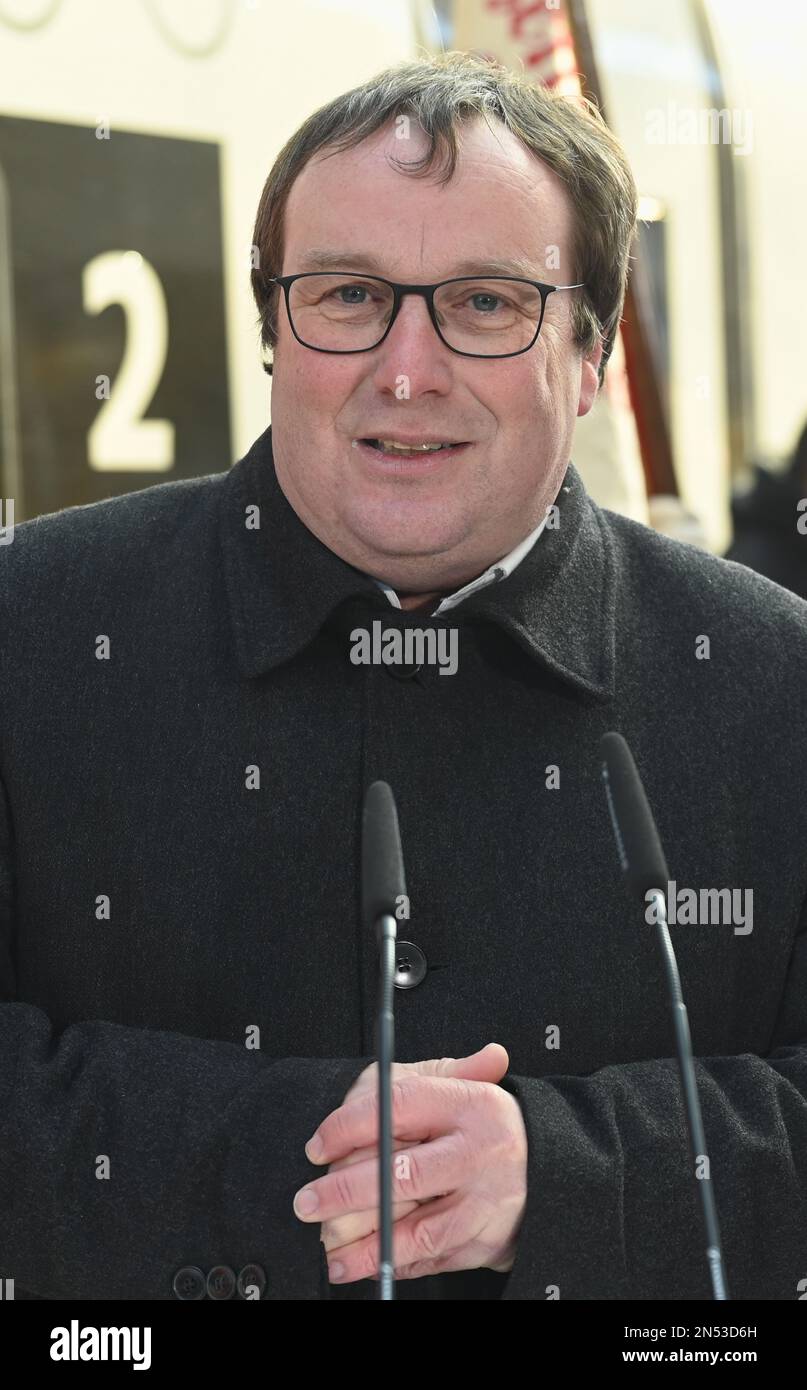 Cologne, Germany. 08th Feb, 2023. Oliver Krischer, Minister for the ...