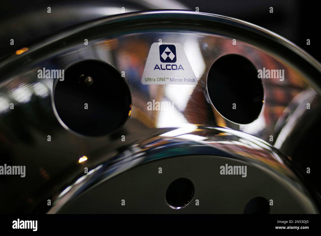 In this April 7, 2014 photo, Alcoa's 22.5" aluminum Ultra One Truck ...