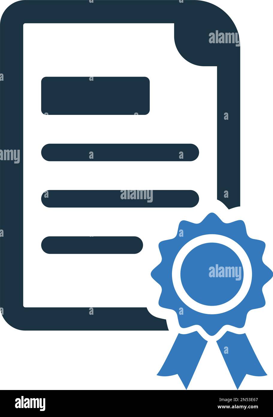 Certificate, diploma, icon - Use for commercial purposes, print media ...