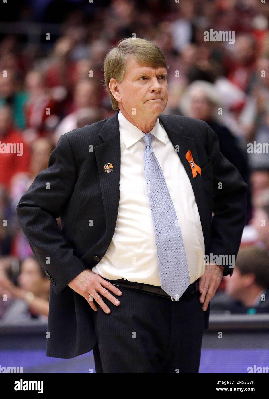 North Carolina coach Andrew Calder against Stanford during the second ...