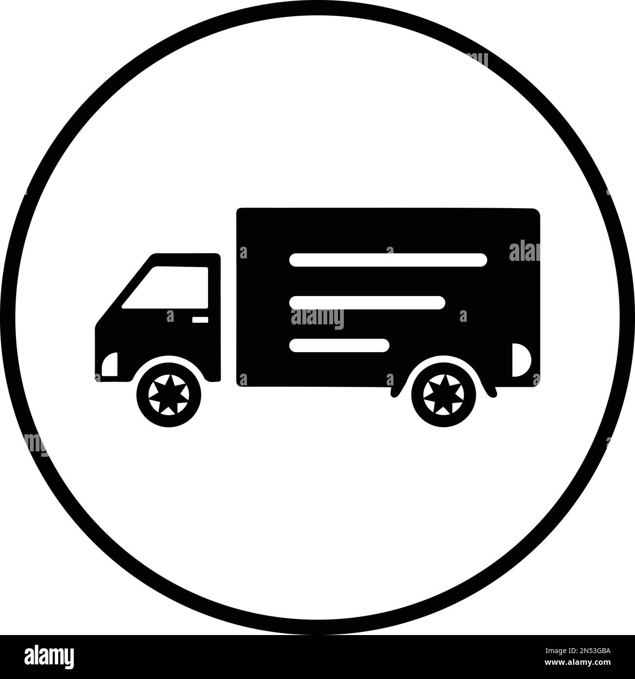Cargo, delivery icon - Vector EPS file. Perfect use for print media ...