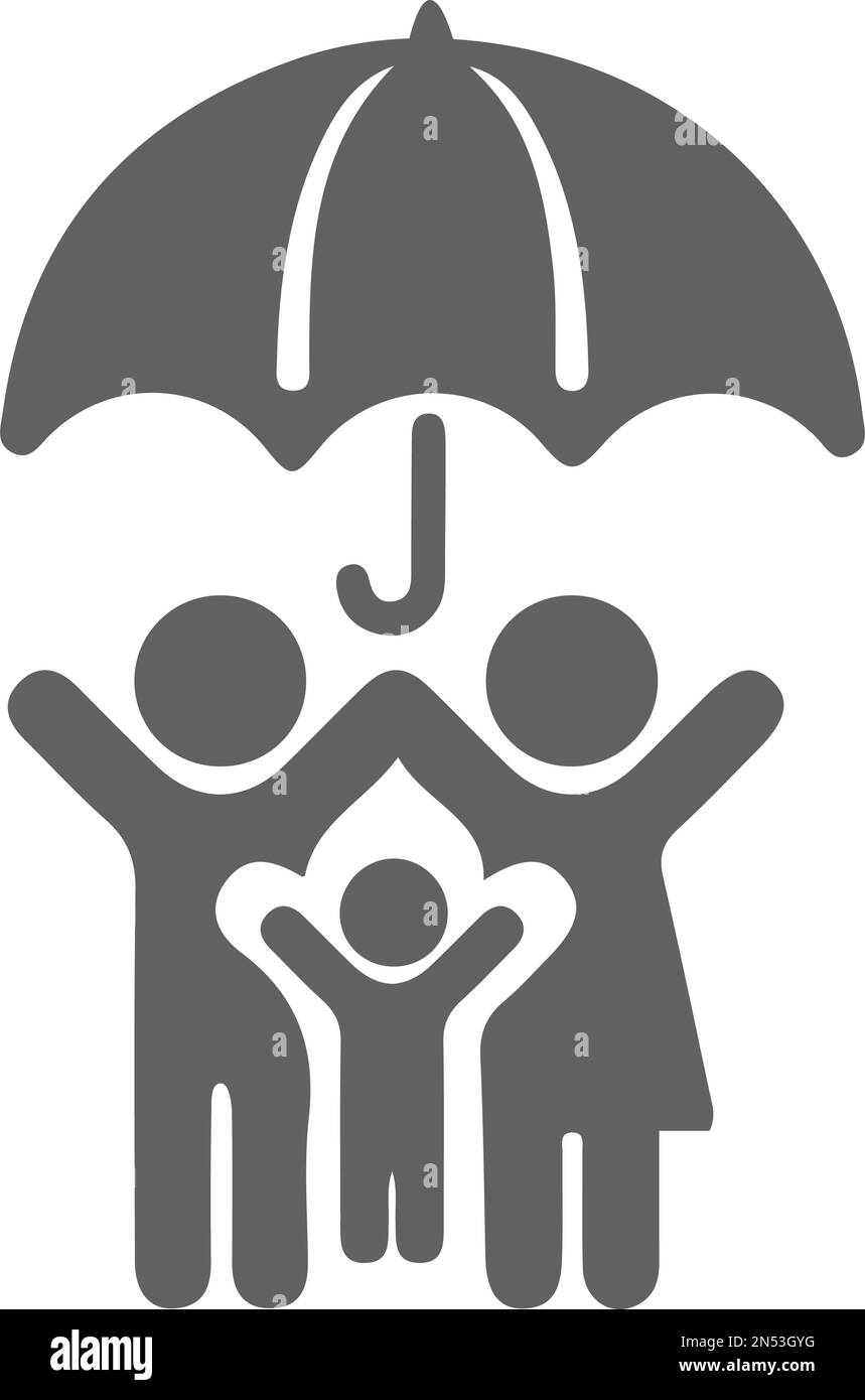 Protection, life insurance icon. Beautiful design and fully editable ...