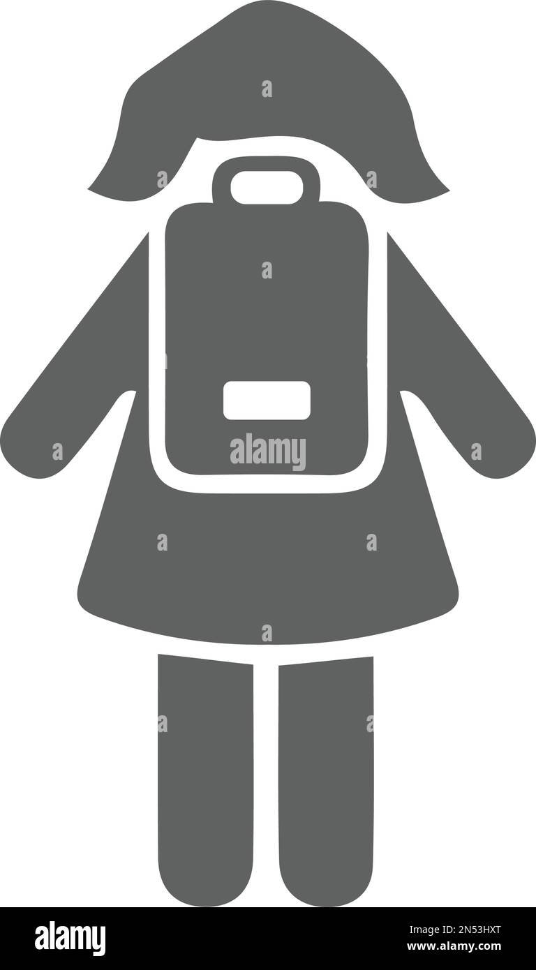 Child, girl, kid icon. Beautiful design and fully editable vector for ...