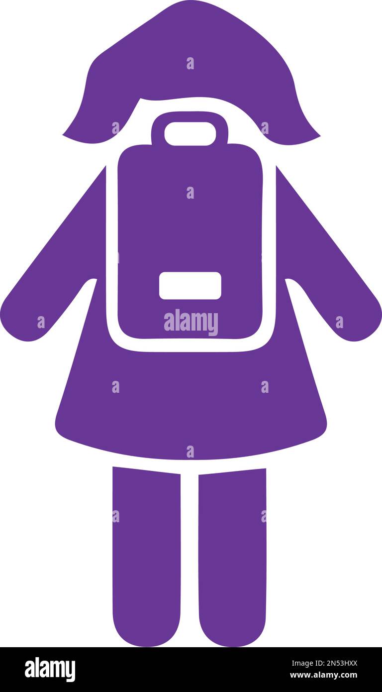 Child, girl, kid icon. Beautiful design and fully editable vector for ...