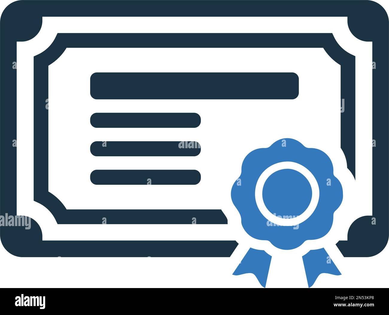 Certificate, diploma icon - Use for commercial purposes, print media ...