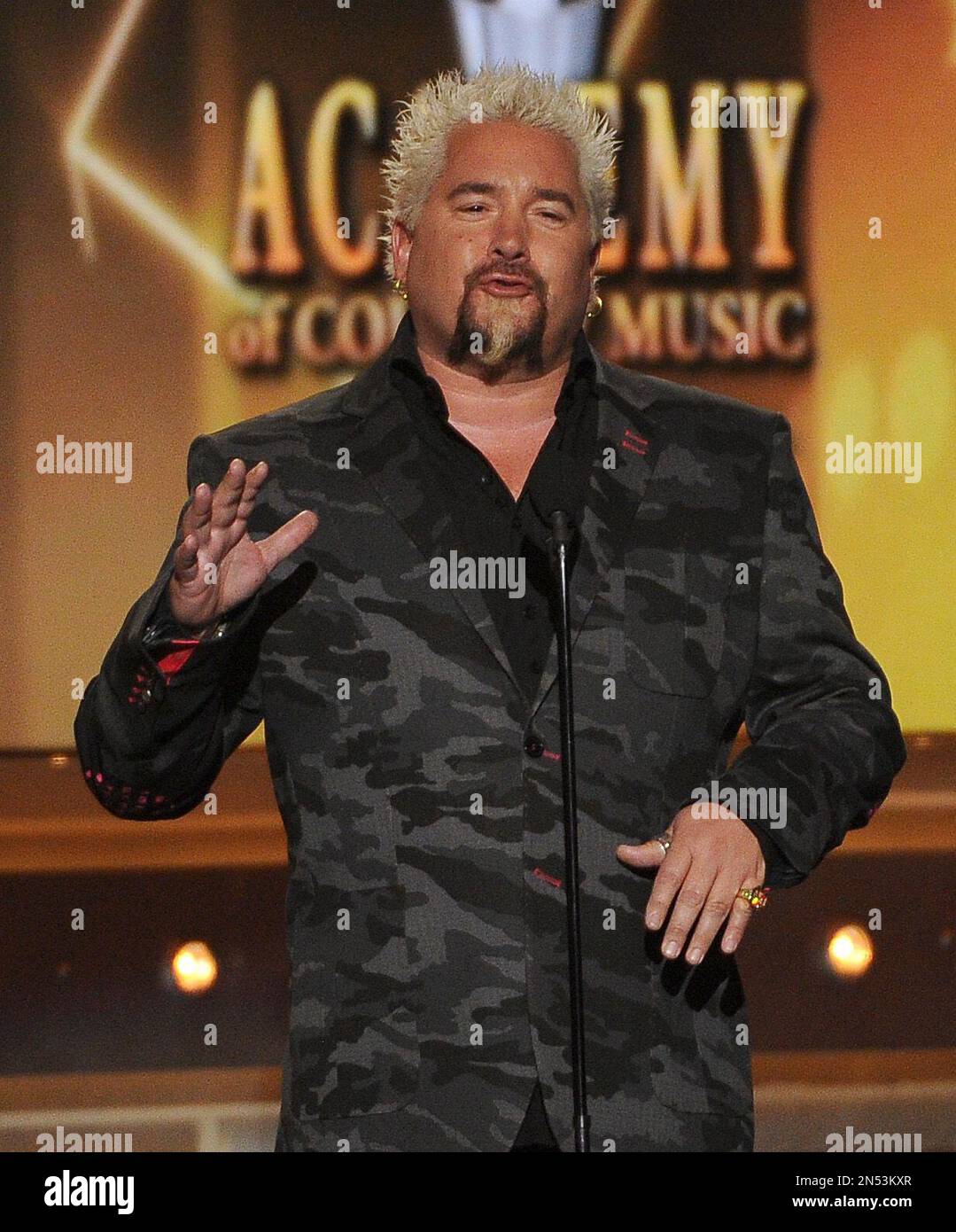 Guy Fieri at the 49th annual Academy of Country Music Awards at the MGM ...
