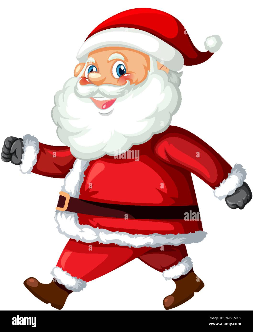 Santa Claus cartoon character illustration Stock Vector Image & Art - Alamy