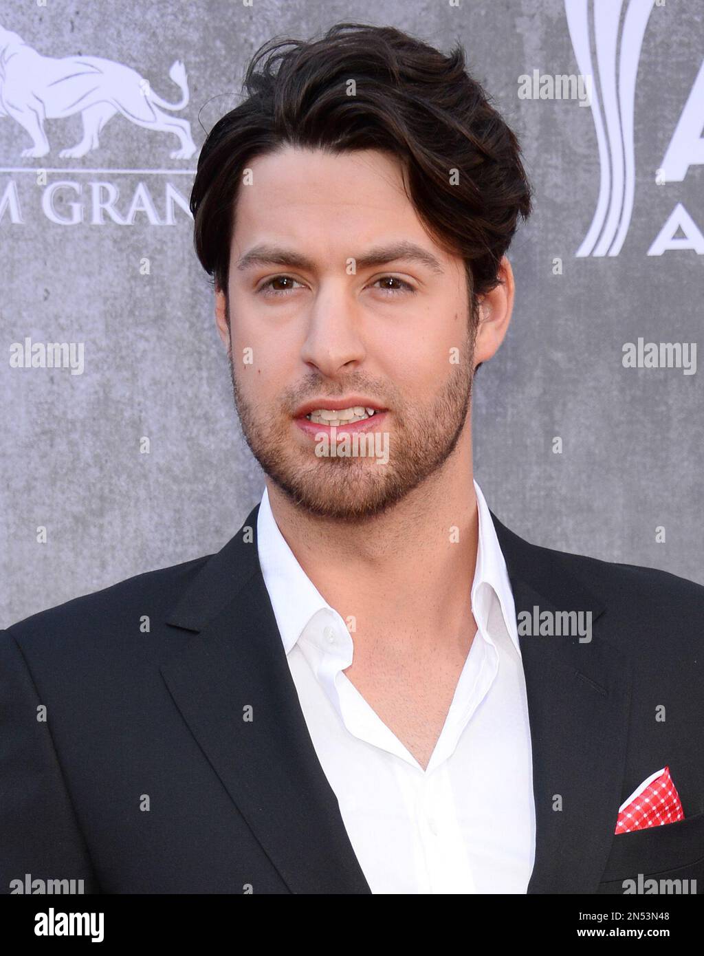 Austin Webb arrives at the 49th annual Academy of Country Music Awards ...