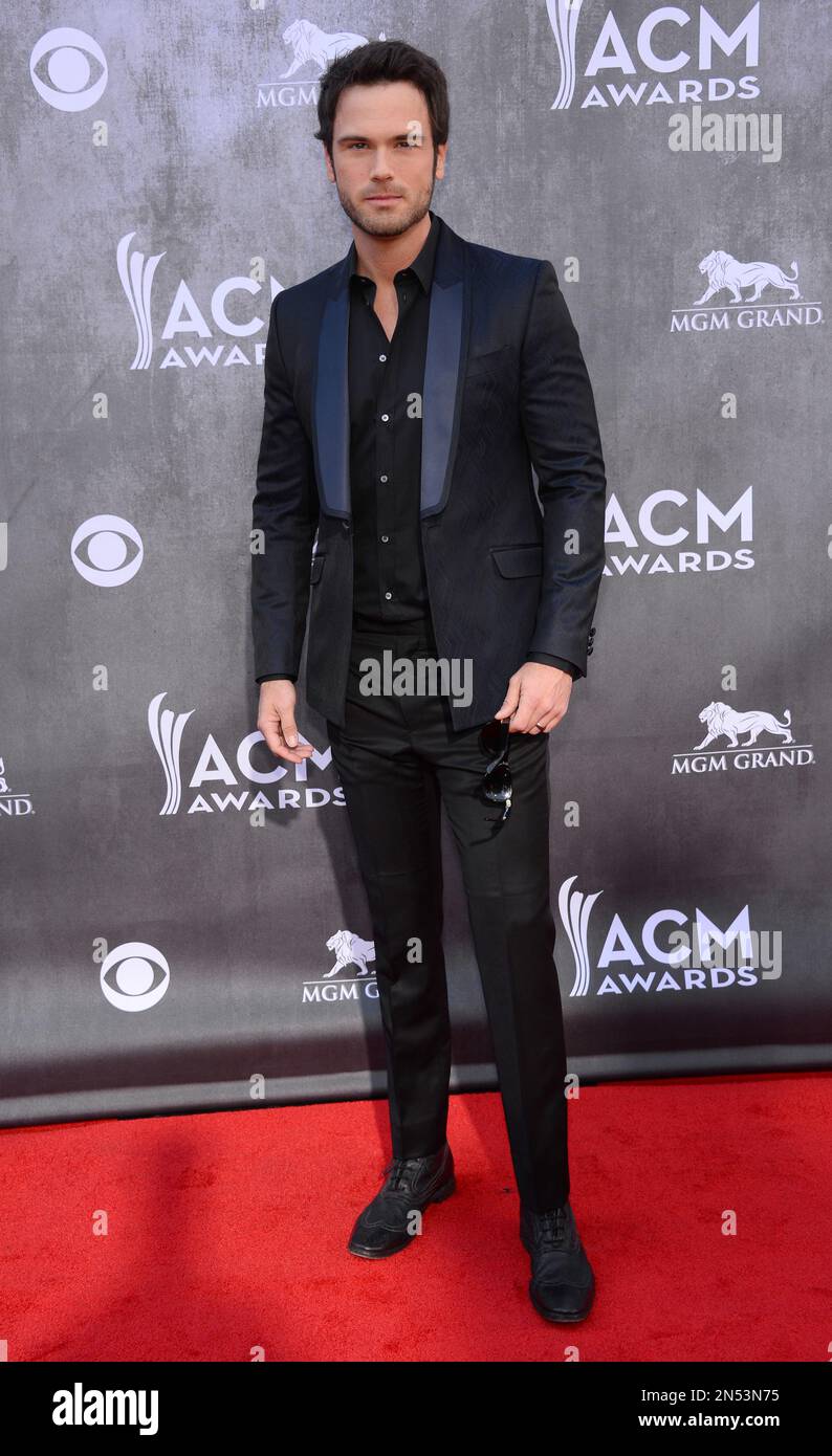 Chuck Wicks arrives at the 49th annual Academy of Country Music Awards ...