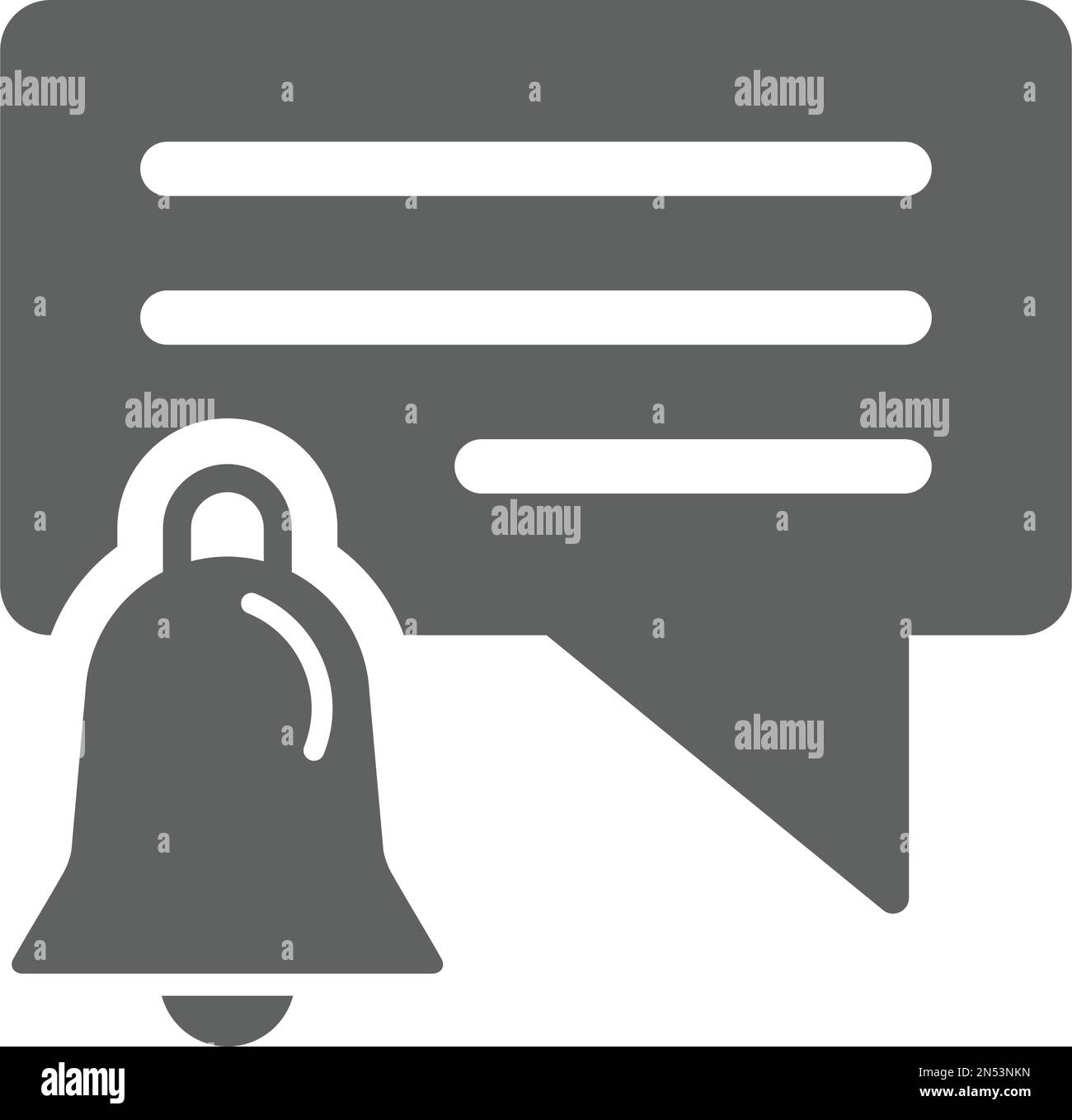 3d bell icon Black and White Stock Photos & Images - Alamy