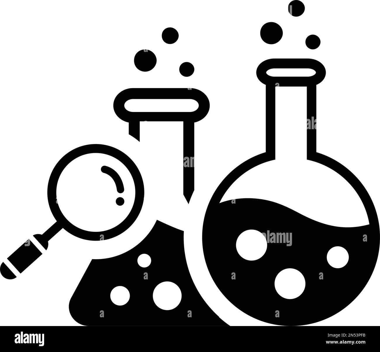 Chemistry, glass, research, science icon. Well organized simple vector ...