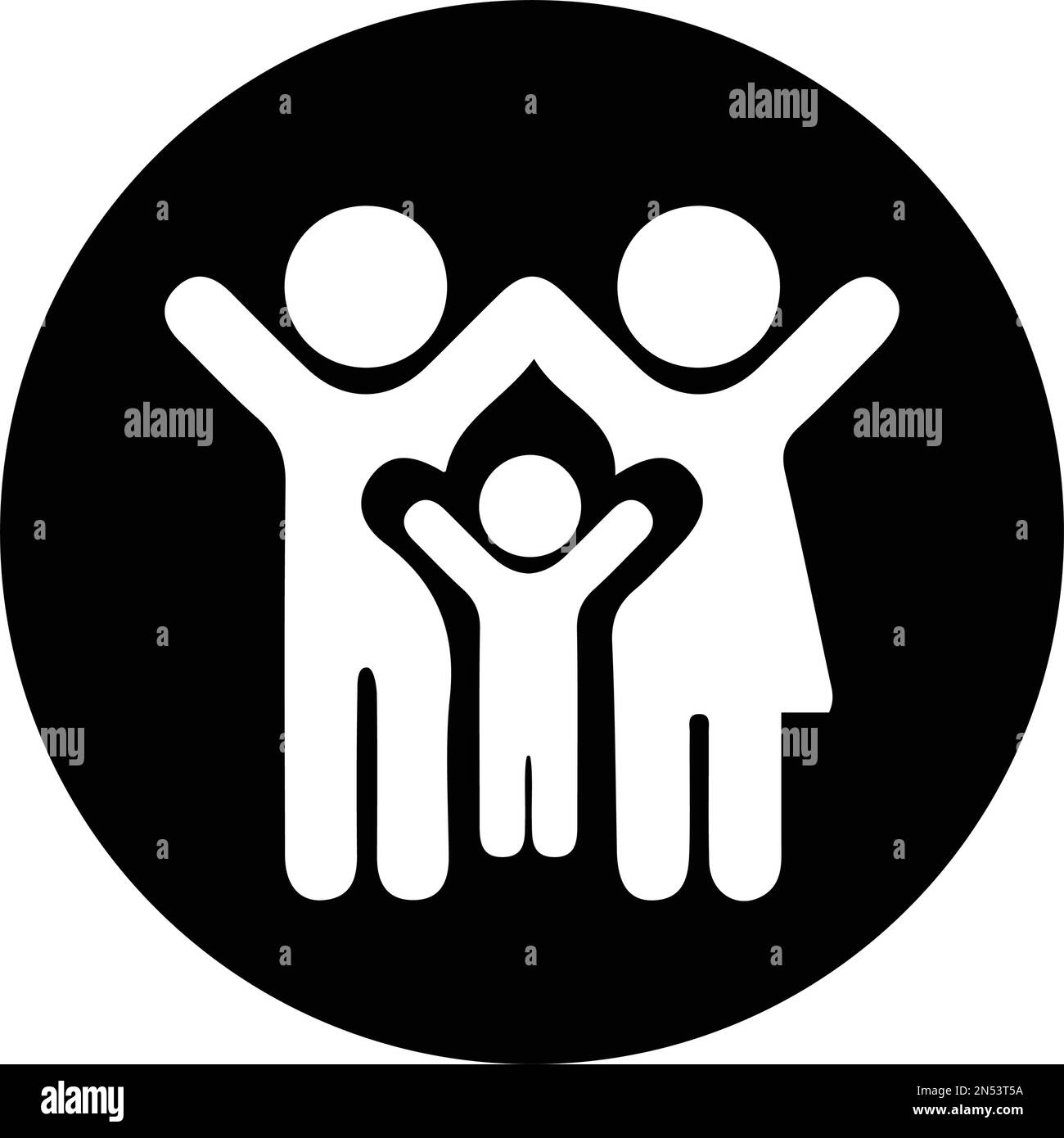 Parents icon Black and White Stock Photos & Images - Alamy