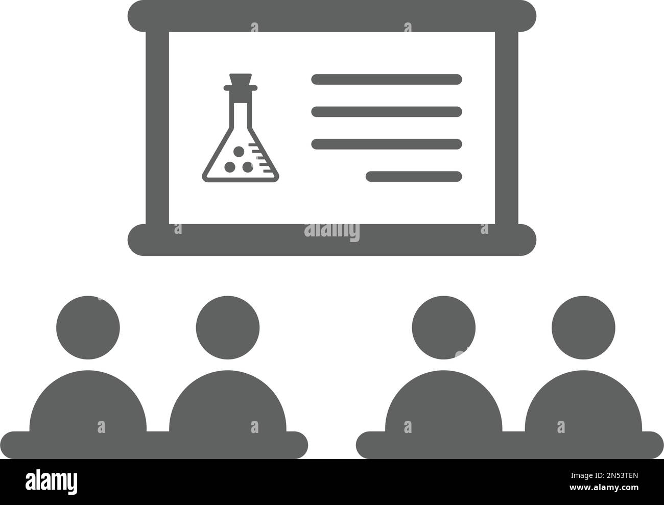 classroom, presentation icon - Use for commercial purposes, print media ...