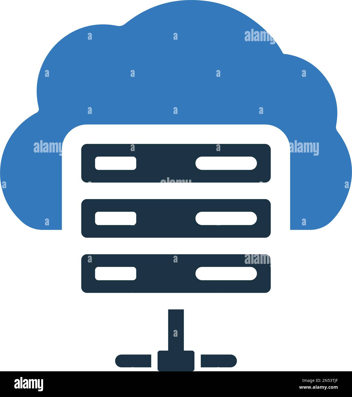 Cloud Computing Database Icon Simple Editable Vector Eps File Stock Vector Image And Art Alamy