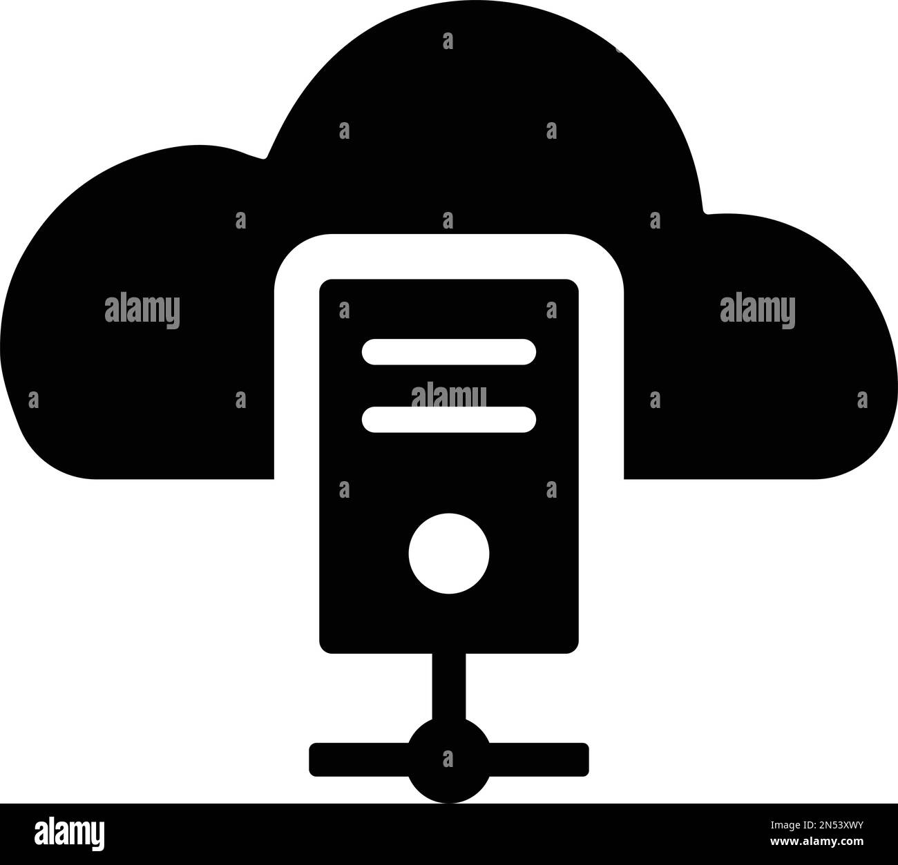 Cloud, database, server icon - Use for commercial purposes, print media ...