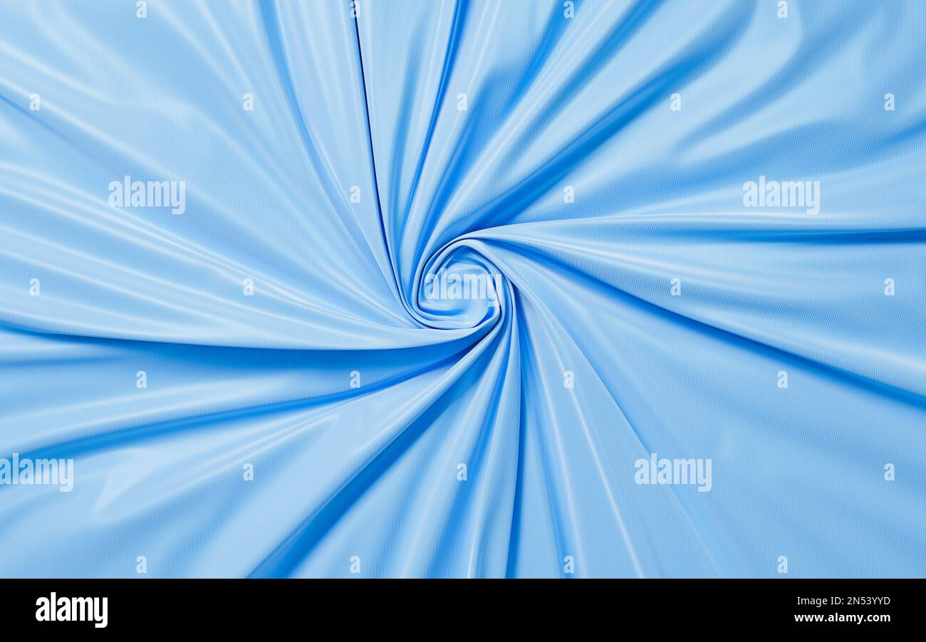 Soft cloth with rotating shape, 3d rendering. Digital drawing Stock ...