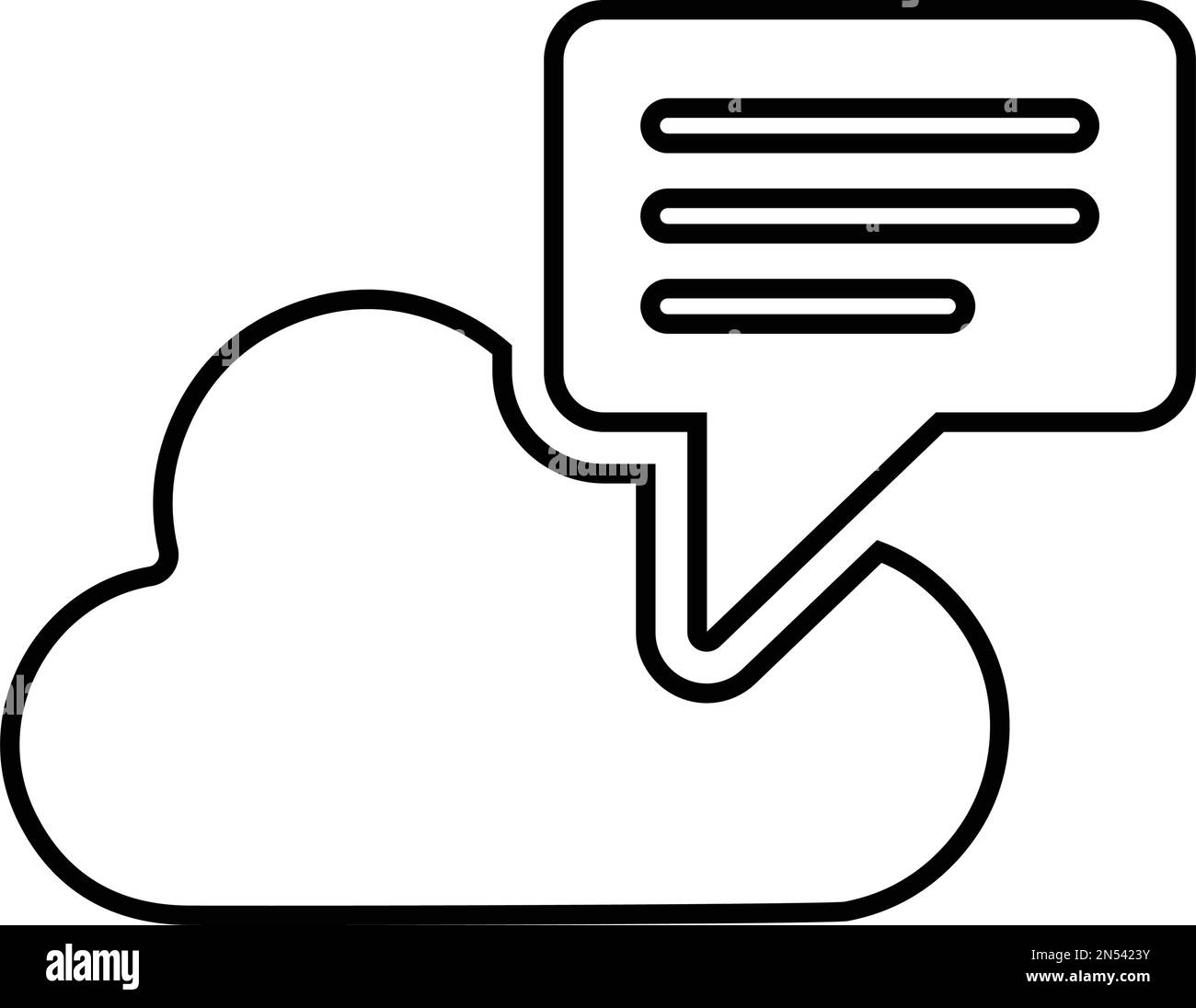 Cloud, conversion icon - Simple editable vector EPS file Stock Vector ...