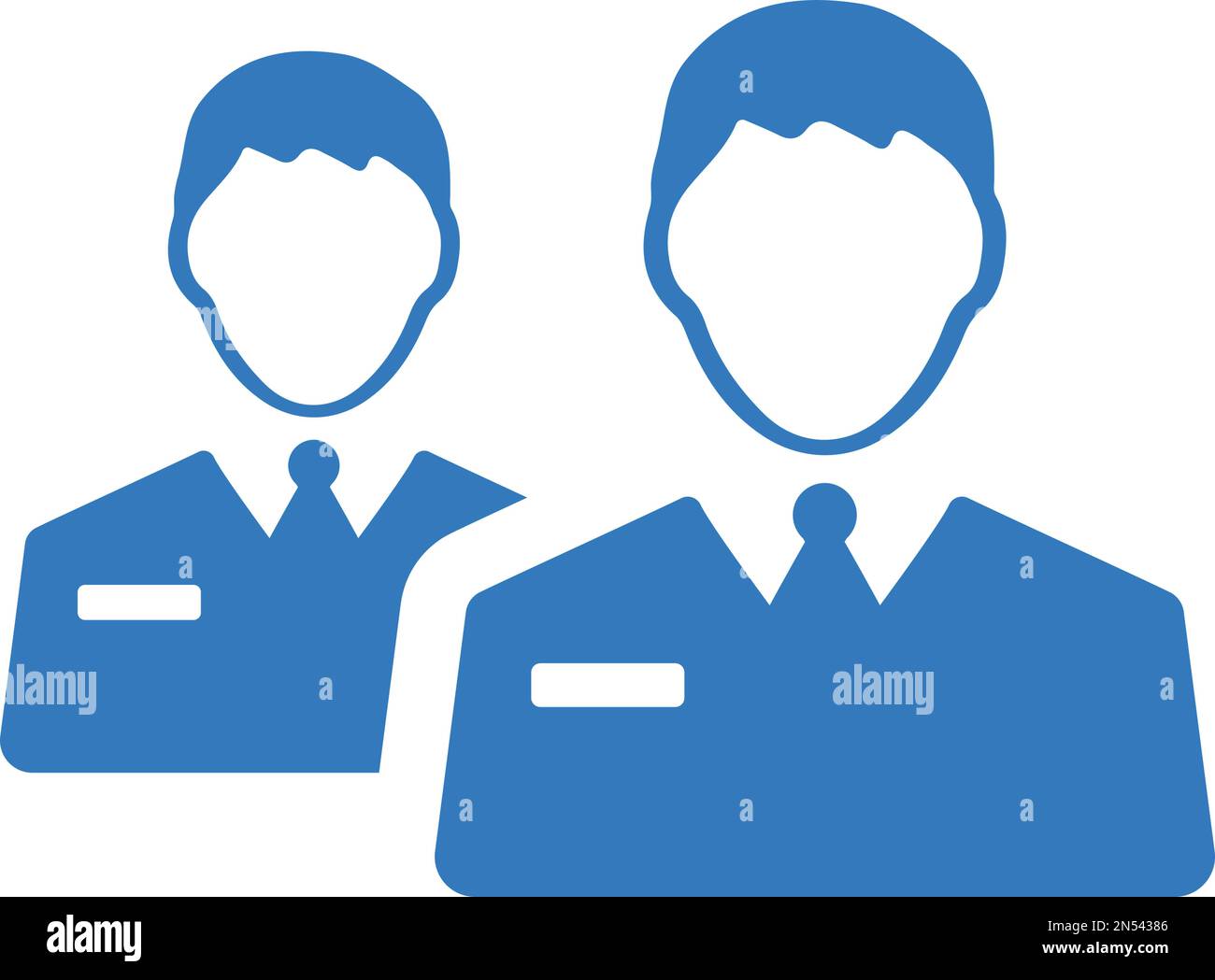 Managers, people icon - Simple editable vector EPS file Stock Vector ...