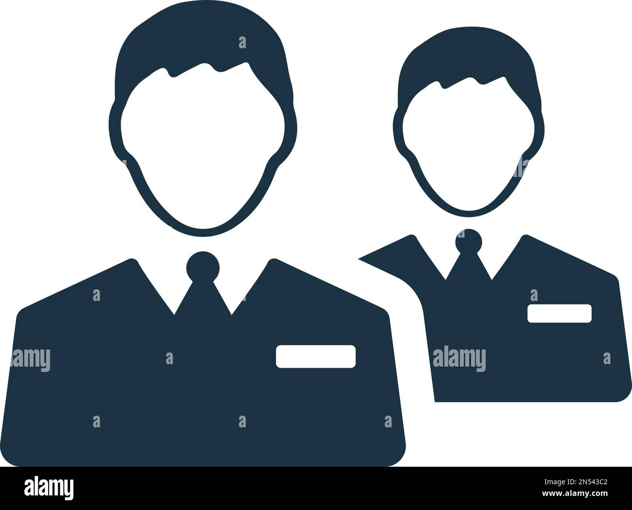 Managers, people icon - Simple editable vector EPS file Stock Vector ...