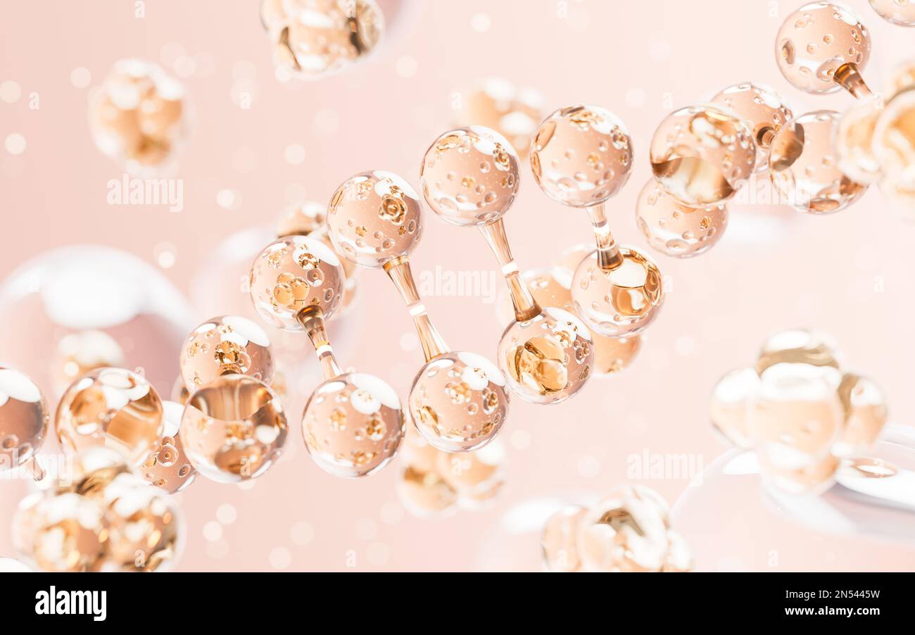 DNA and biology concept, 3d rendering. Digital drawing Stock Photo - Alamy