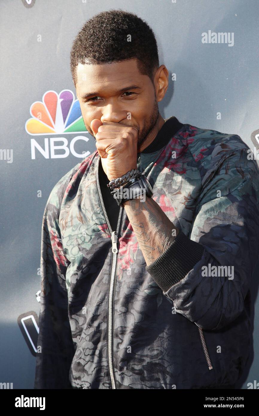 Usher attends "The Voice" Red Carpet Event at The Sayers Club on ...