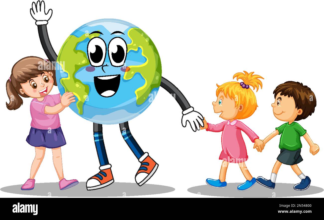 Kids and the natural world Stock Vector Images - Alamy