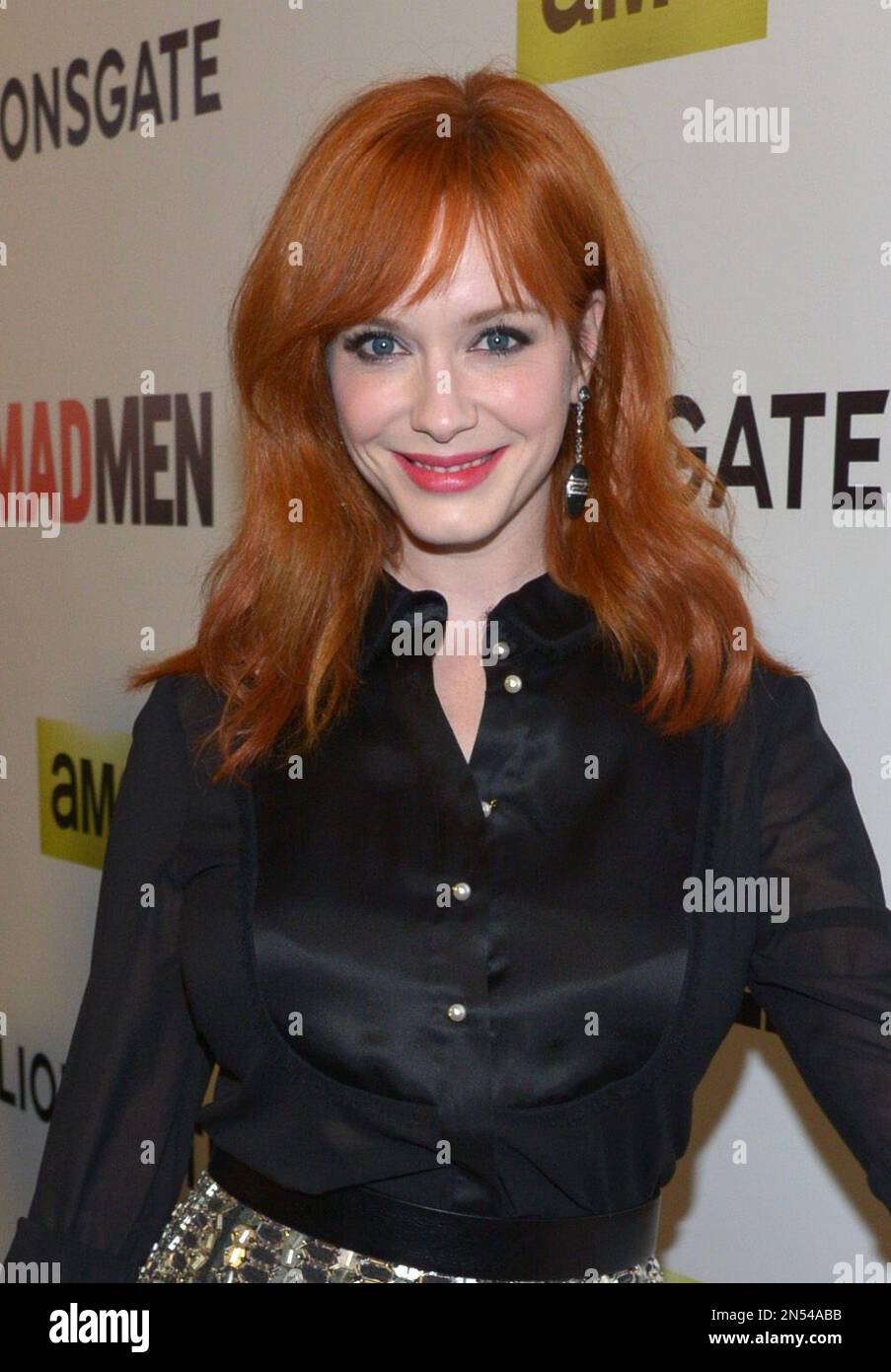 Christina Hendricks arrives at the LA premiere of "Mad Men" season 7 on ...