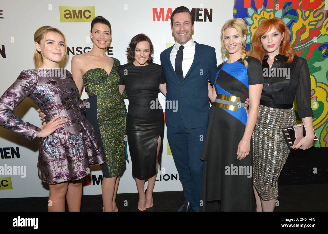 IMAGE DISTRIBUTED FOR AMC - Kiernan Shipka, and from left, Jessica Pare ...