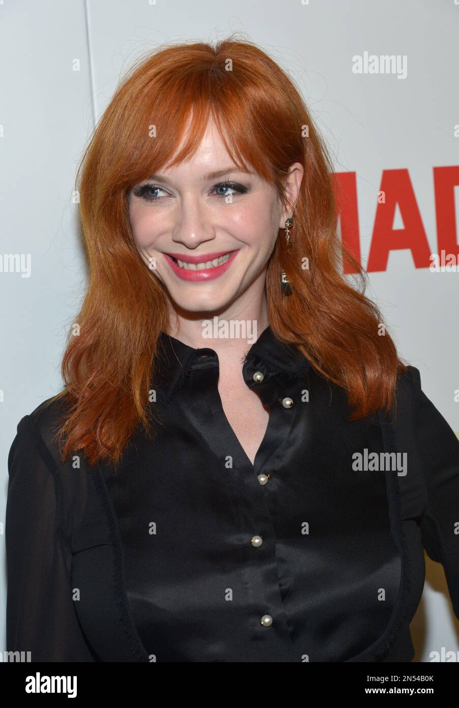 Christina Hendricks arrives at the LA premiere of "Mad Men" season 7 on ...